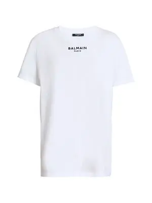 Balmain Balmain Logo Cotton T-Shirt Multicolor