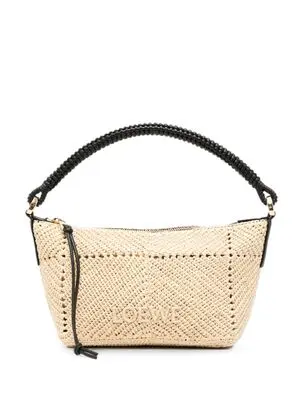 Loewe Cala Rafia Pouch - Multicolor