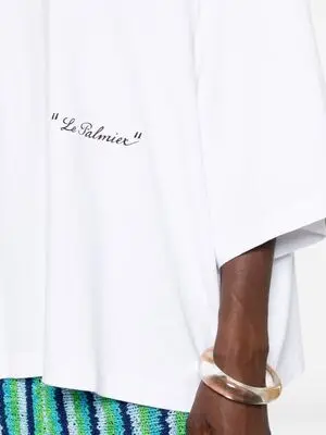Jacquemus Le Palmier Oversized Cotton T-shirt - Multicolor