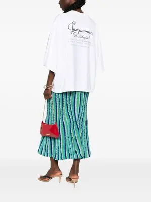 Jacquemus Le Palmier Oversized Cotton T-shirt - Multicolor