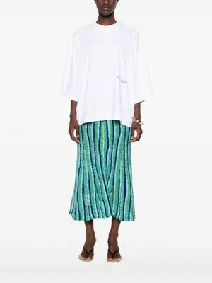 Jacquemus Le Palmier Oversized Cotton T-shirt - Multicolor