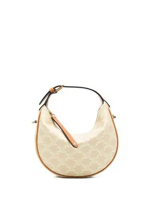 Celine Lulu Teen Triomphe Canvas Hobo Bag - Multicolor