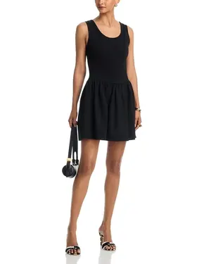 Aqua Ponte Knit Mini Dress Exclusive