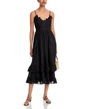 Aqua Lace Bodice Maxi Dress Exclusive