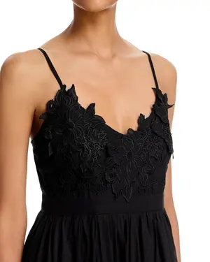 Aqua Lace Bodice Maxi Dress Exclusive