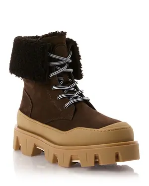 Moncler Peak Snowcap Ankle Boots - Brown