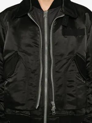 Sacai Cotton And Nylon Blouson Jacket