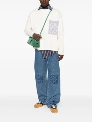 Loewe Anagram Cotton Sweater - Multicolor