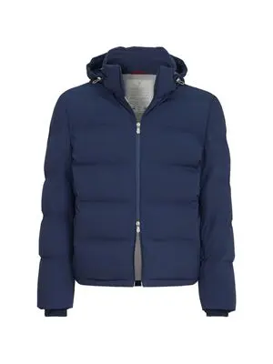 Brunello Cucinelli Short Hooded Jacket