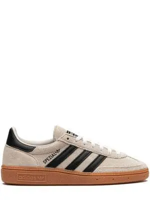 Adidas Suede Contrast Logo Sneakers - Beige