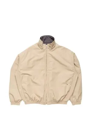 Acne Studios Zip Up Jacket With Rear Logo Print - Multicolor