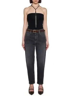 Brunello Cucinelli Ribbed Jersey Tank Top