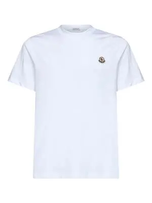 Moncler Multicolored Jersey Pack Of Three T-shirts With Logo Patch - Multicolor