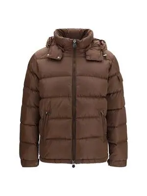 Moncler Maya Short Down Jacket - Brown