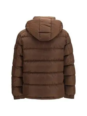 Moncler Maya Short Down Jacket - Brown