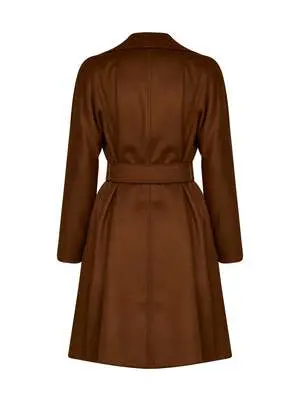 Max Mara Belted Wrap Coat - Multicolor