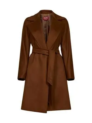 Max Mara Belted Wrap Coat - Multicolor