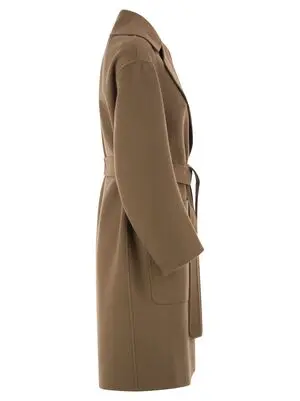 Max Mara Smmvelo Pure Virgin Wool Wrap Coat