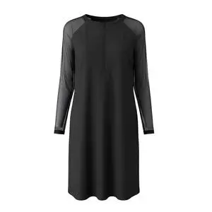 SNIDER Umbra Dress With Sheer Sleeves