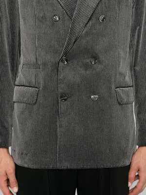 Brunello Cucinelli Corduroy Double-breasted Jacket - Multicolor