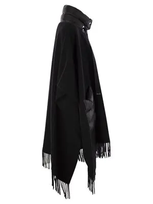 Herno Poncho Resort In Warmy E Nylon Ultralight