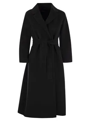 Max Mara Esturia Wool Coat - Black