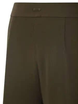 Max Mara Faida Wide-leg Viscose Knit Trousers - Yellow