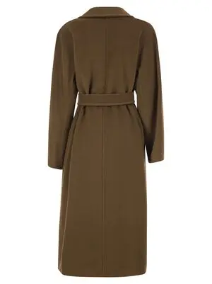 Max Mara Madame Virgin Wool And Cashmere Coat - Brown