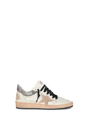 GOLDEN GOOSE Cream Nappa Leather Ball Star Sneakers - Multicolor