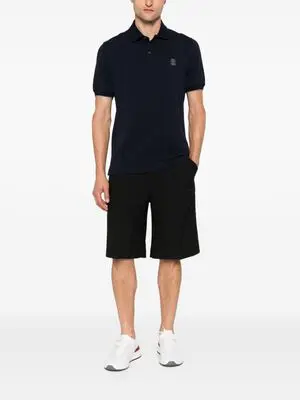 Brunello Cucinelli Logo Cotton Polo Shirt