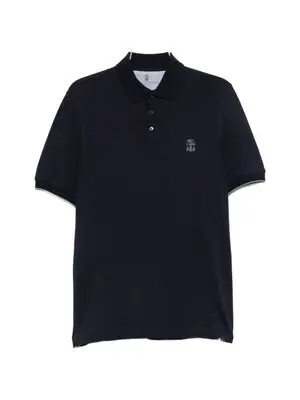 Brunello Cucinelli Patchwork Polos For Men
