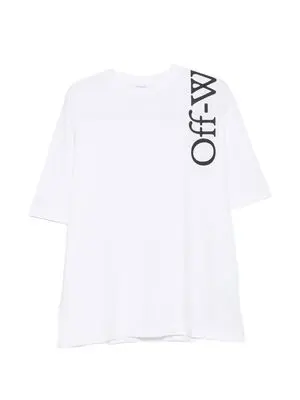 Off-White Vertical Bookish Skate Cotton T-shirt - Multicolor