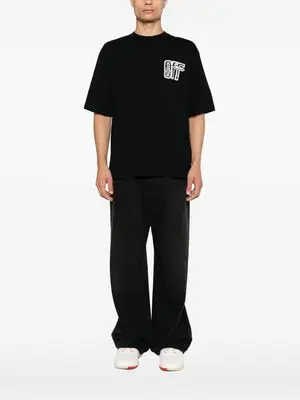 Off-White Motion Arrow Skate Cotton T-shirt - Multicolor