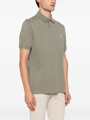 Brunello Cucinelli Logo Cotton Polo Shirt