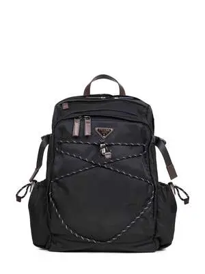Prada Viaggio Black Speedrock Backpack - Multicolor