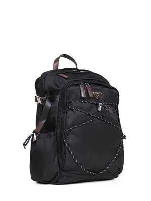 Prada Viaggio Black Speedrock Backpack
