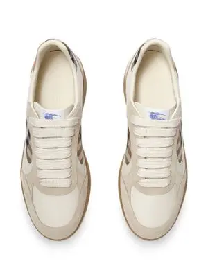 Burberry New Terrace Leather Sneakers - Multicolor
