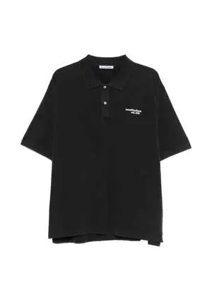 Acne Studios Logo Cotton Polo Shirt