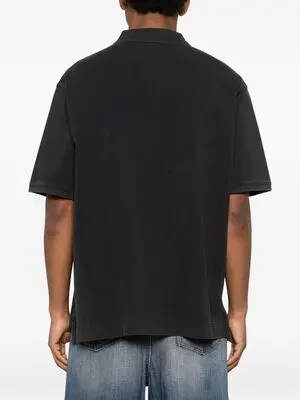 Acne Studios Logo Cotton Polo Shirt