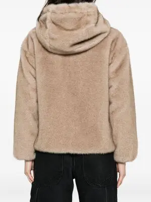 Herno Faux Fur Zip-up Bomber Jacket - Multicolor