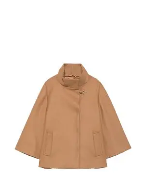 FAY Wool And Cashmere Cape - Multicolor