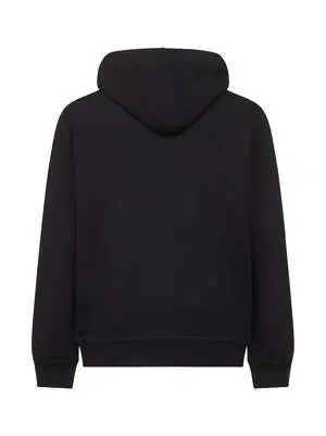 Brunello Cucinelli Black Double Fleece Zip-up Hoodie - Multicolor
