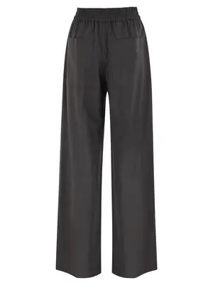 Brunello Cucinelli Stretch Virgin Wool Fluid Trousers