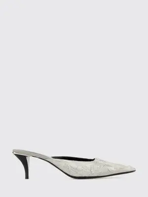 Gucci Pearl Embellished High Heel Shoes - Cream