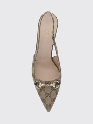 Gucci Slingback Pumps - Cream