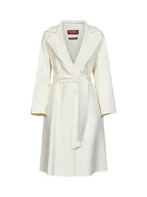 Max Mara Long Wrap Coat - Multicolor