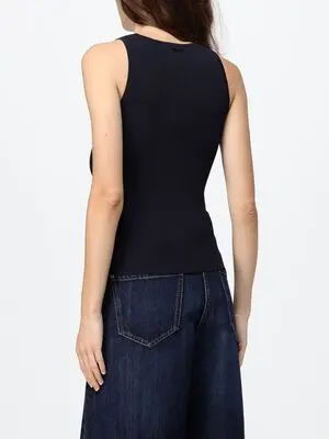 Max Mara Ribbed Tank Top - Blue