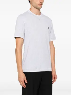 Brunello Cucinelli Logo Cotton T-shirt