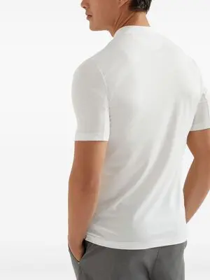 Brunello Cucinelli Logo Cotton T-shirt