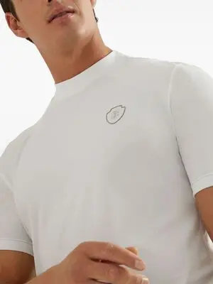 Brunello Cucinelli Logo Cotton T-shirt